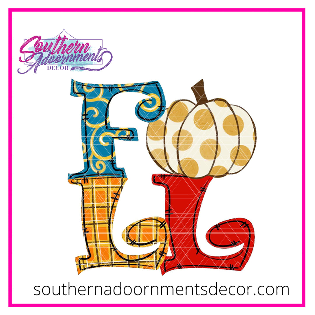 FALL Pumpkin Template & Digital Cut File – Southern Adoornments Decor