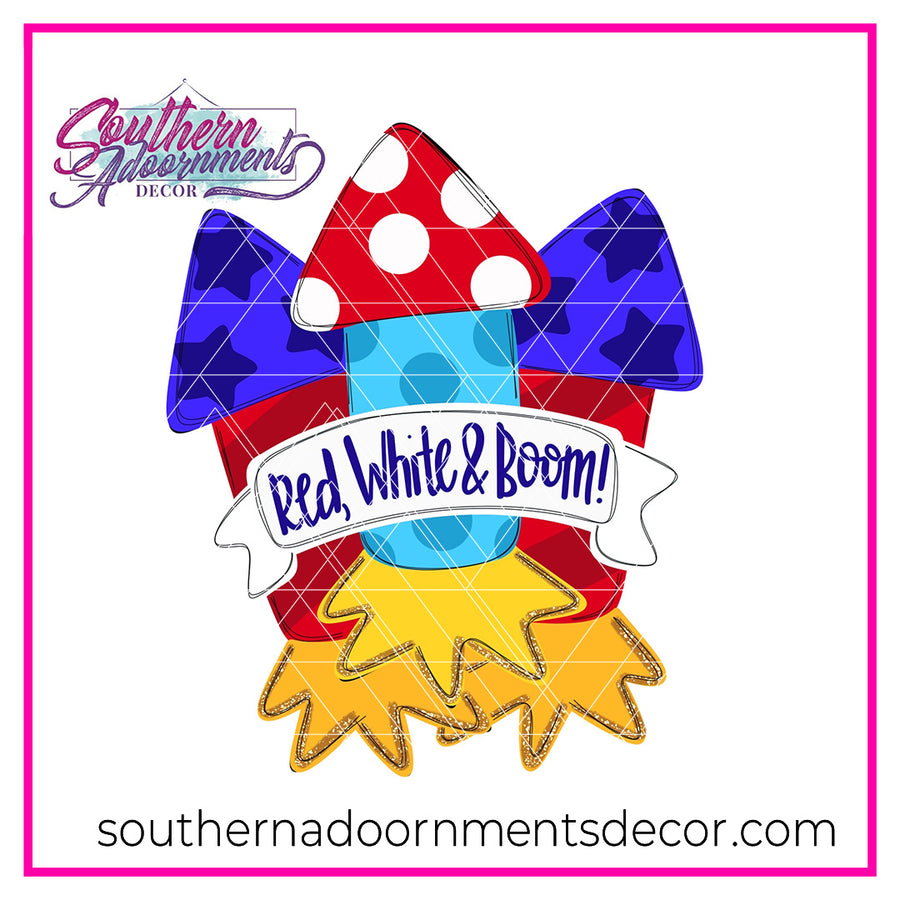 Fireworks Template & Digital Cut File – Southern Adoornments Decor