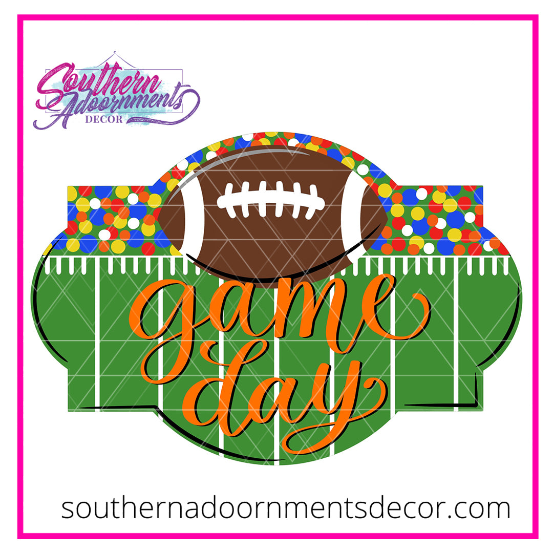 Game Day Template & Digital Cut File – Southern Adoornments Decor
