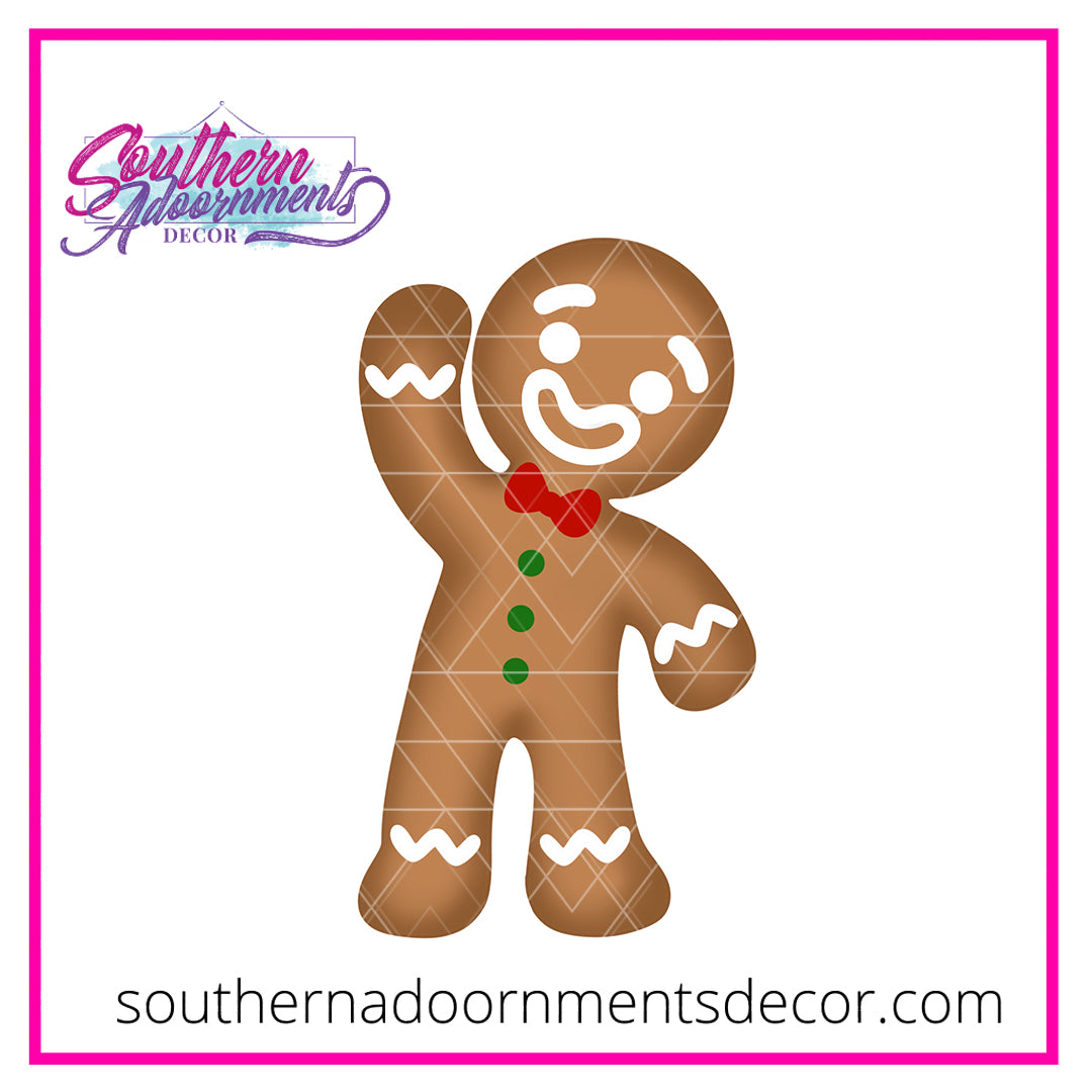 Gingerbread Wave Template & Digital Cut File – Southern Adoornments Decor