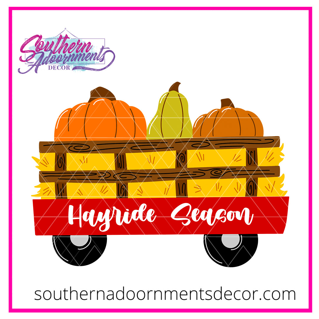 Hayride Season Template & Digital Cut File – Southern Adoornments Decor