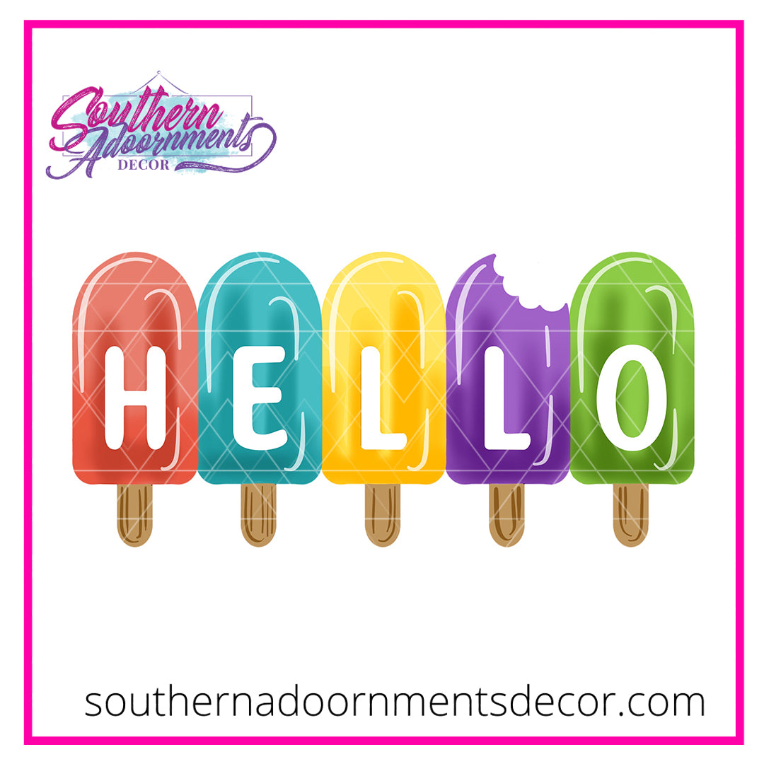 Hello Pops Template & Digital Cut File – Southern Adoornments Decor