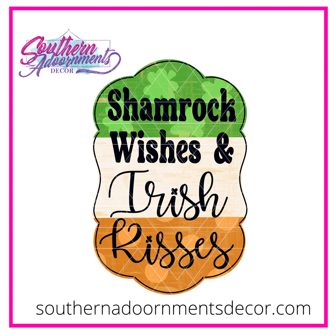 Irish Kisses Template & Digital Cut File – Southern Adoornments Decor