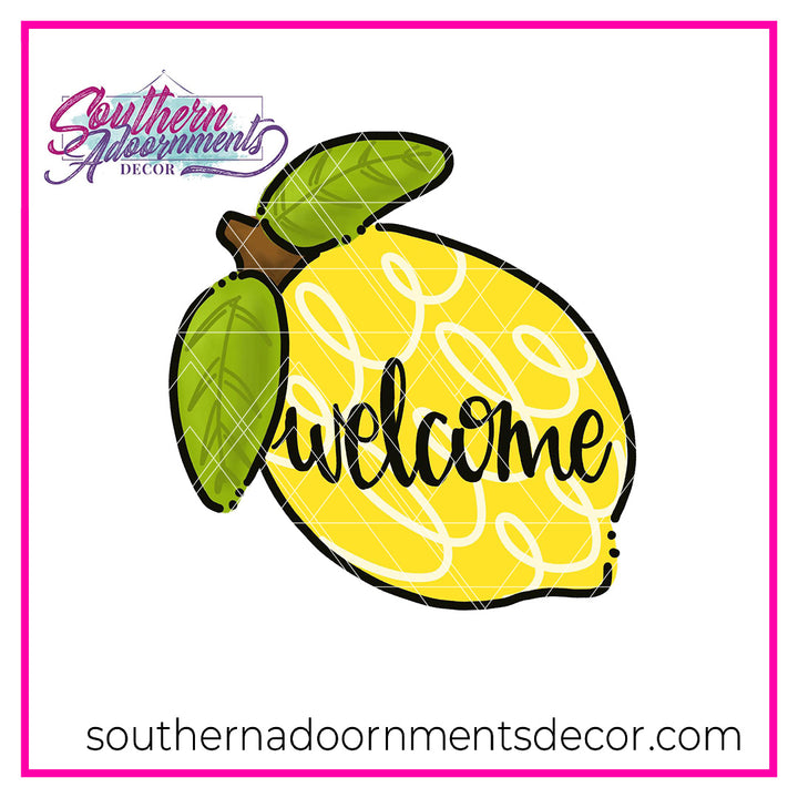 Lemon Template & Digital Cut File – Southern Adoornments Decor