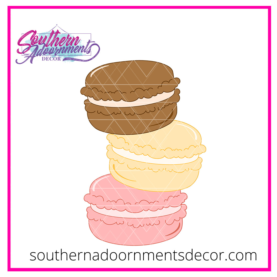 Macaroon Trio Template & Digital Cut File – Southern Adoornments Decor