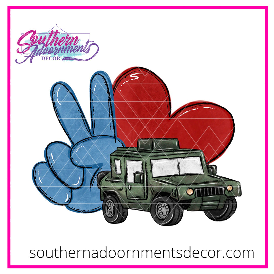 Military Vehicle Template & Digital Cut File – Southern Adoornments Decor