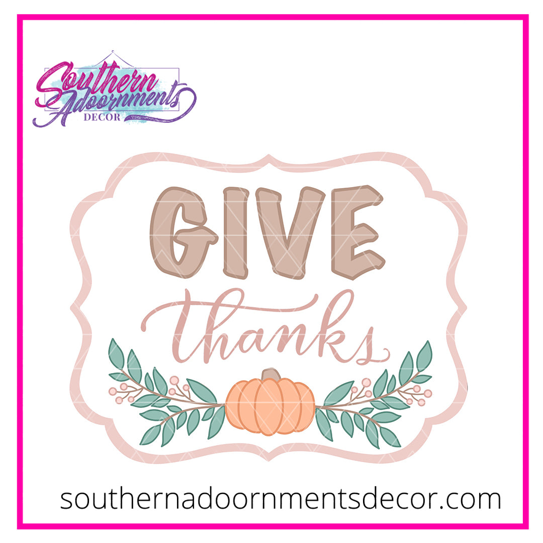 Pumpkin Vines Frame Template & Digital Cut File – Southern Adoornments ...