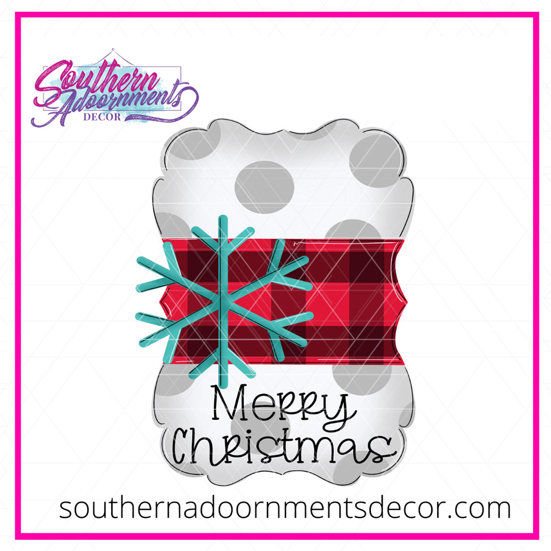 Snowflake Merry Christmas Template & Digital Cut File – Southern ...