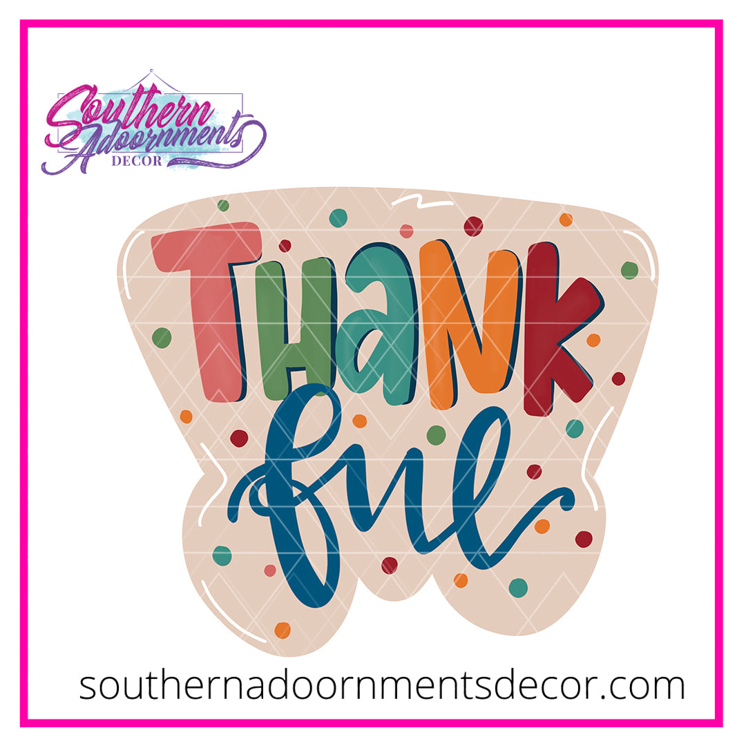 Thank-ful Template & Digital Cut File – Southern Adoornments Decor