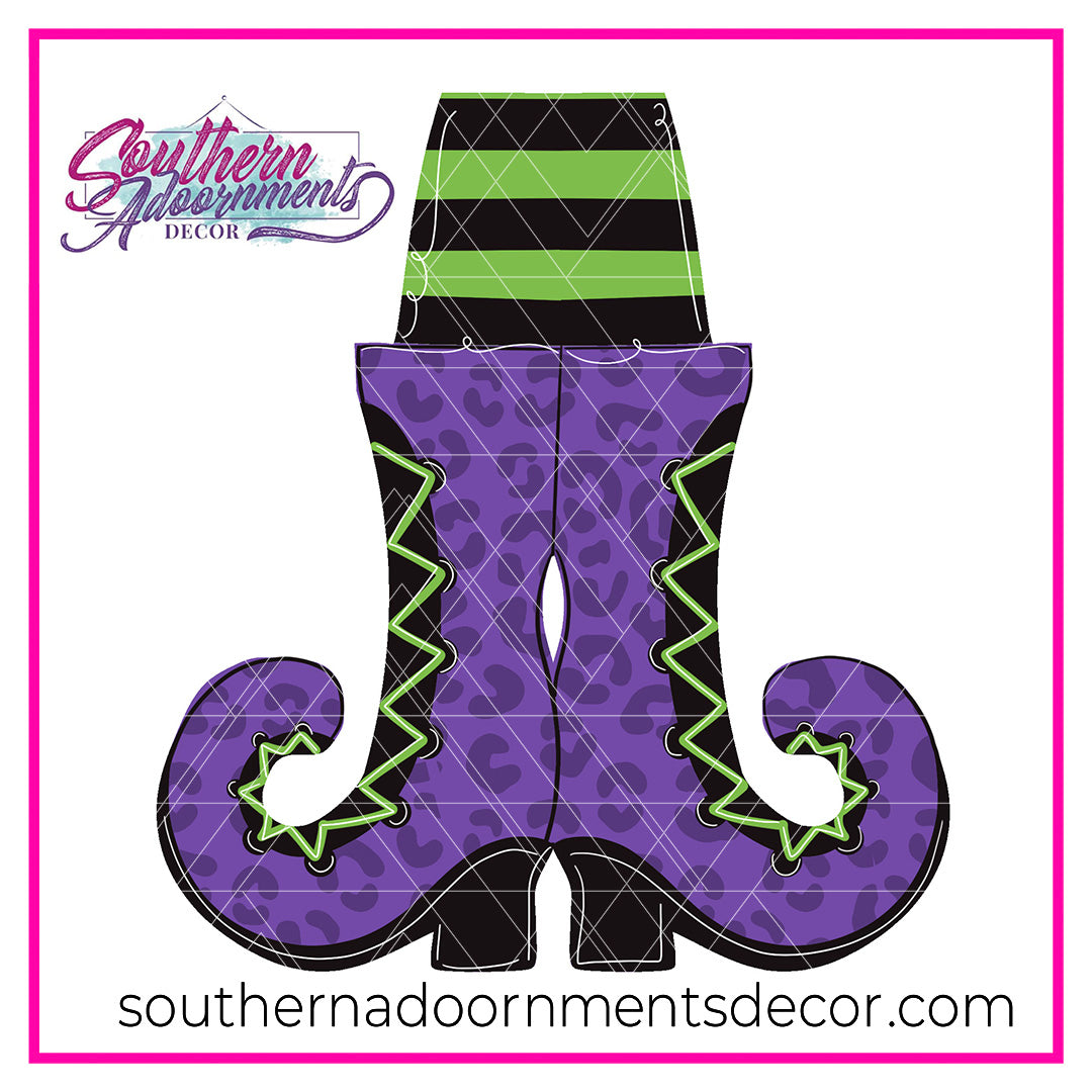 Witch Boots Template & Digital Cut File – Southern Adoornments Decor