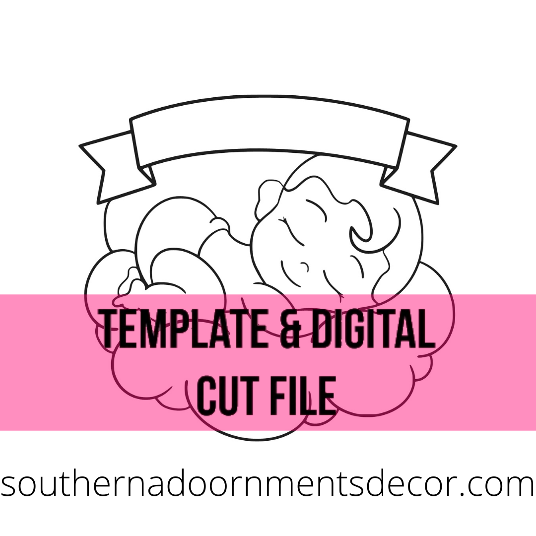 Sleeping Baby Template & Digital Cut File – Southern Adoornments Decor