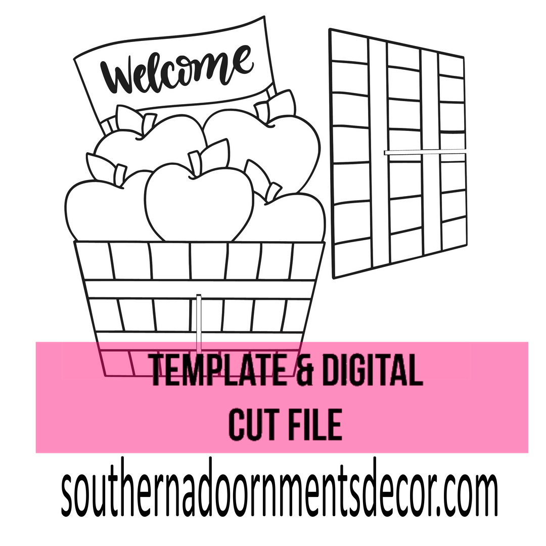 Apple Barrel Sitter Template & Digital Cut File – Southern Adoornments ...