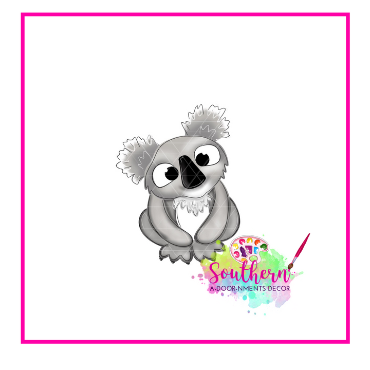 Baby Koala Template & Digital Cut File – Southern Adoornments Decor