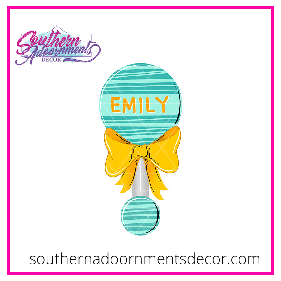 Baby Rattle Template & Digital Cut File – Southern Adoornments Decor