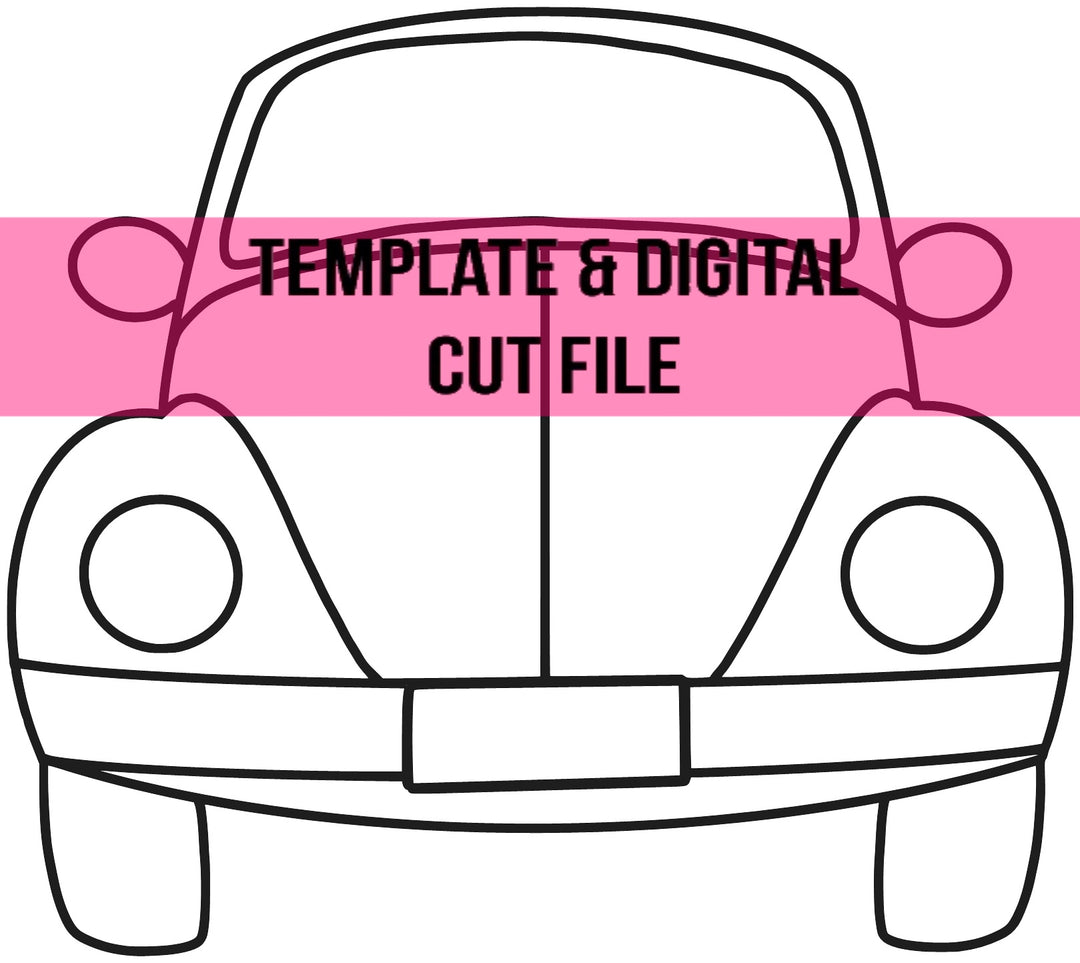 Beetle Bug Template & Digital Cut File – Southern Adoornments Decor