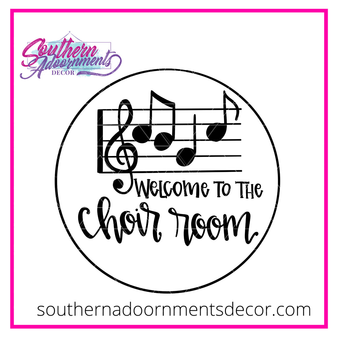 Choir Room Template & Digital Cut File – Southern Adoornments Decor