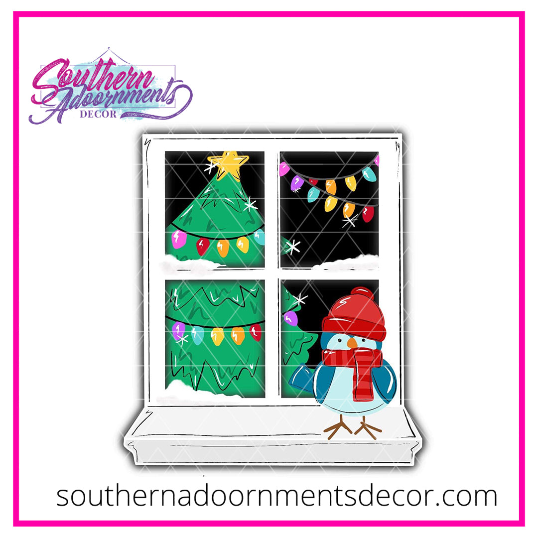 Christmas Window Template & Digital Cut File – Southern Adoornments Decor