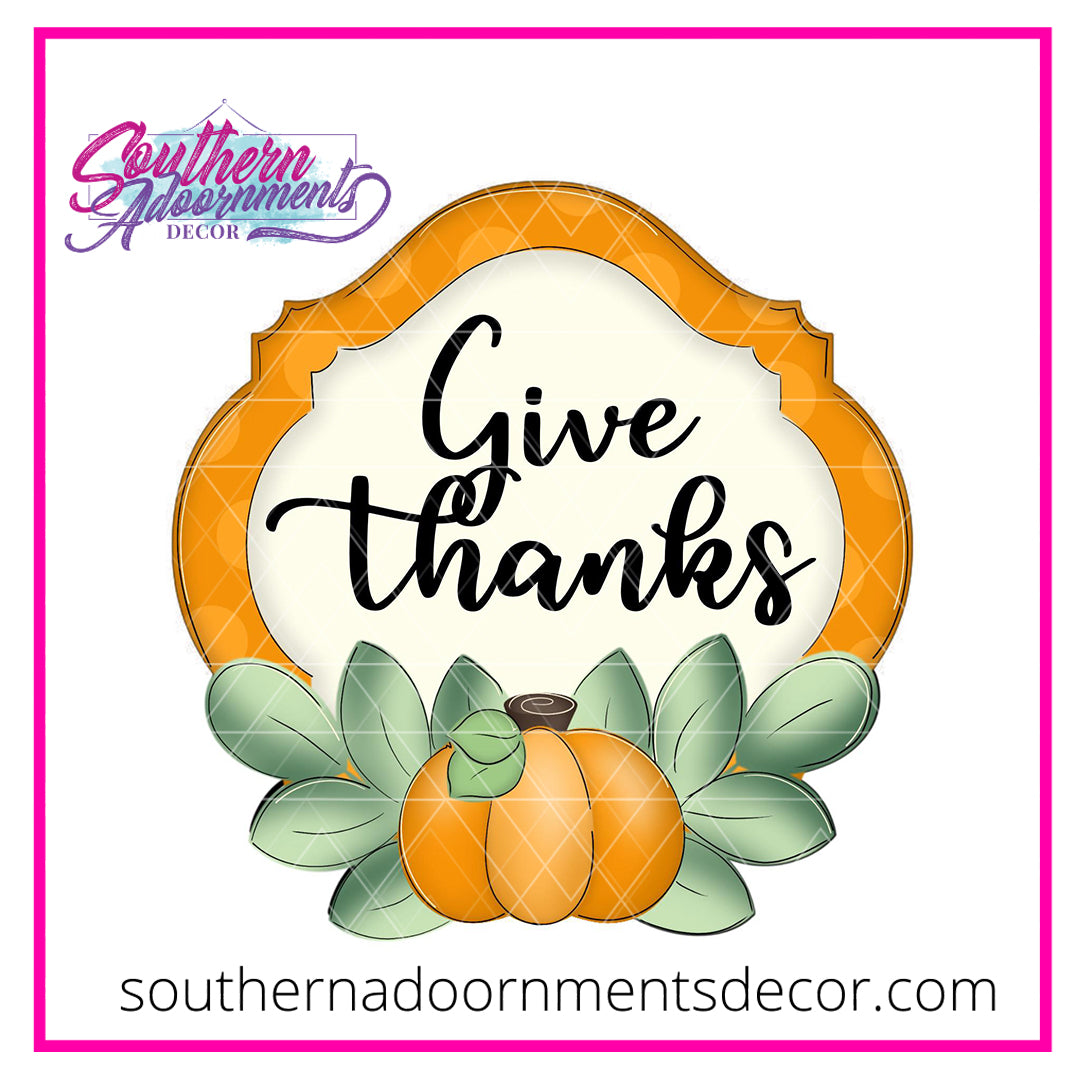 Give Thanks Frame Template & Digital Cut File – Southern Adoornments Decor