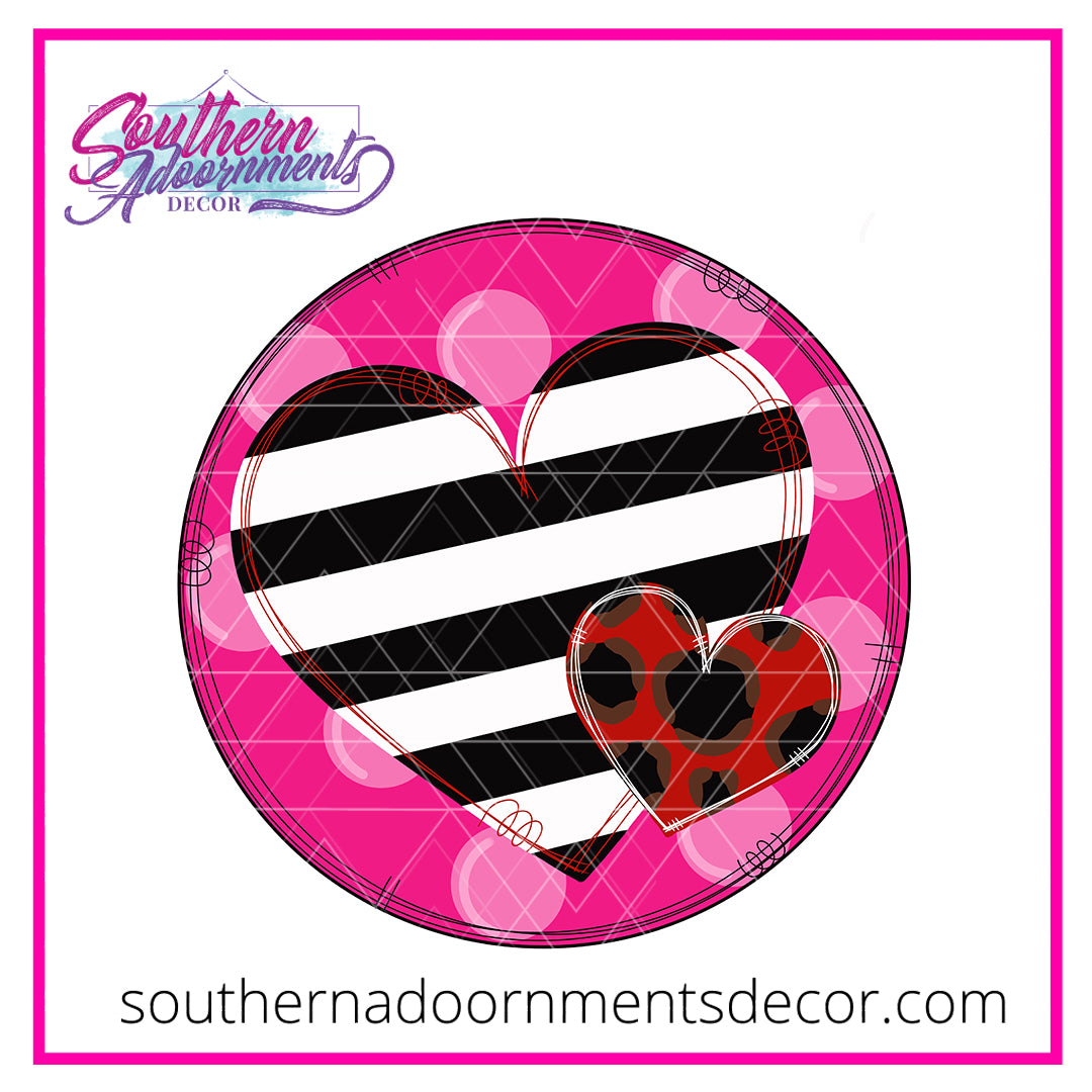 Heart Duo Template & Digital Cut File – Southern Adoornments Decor