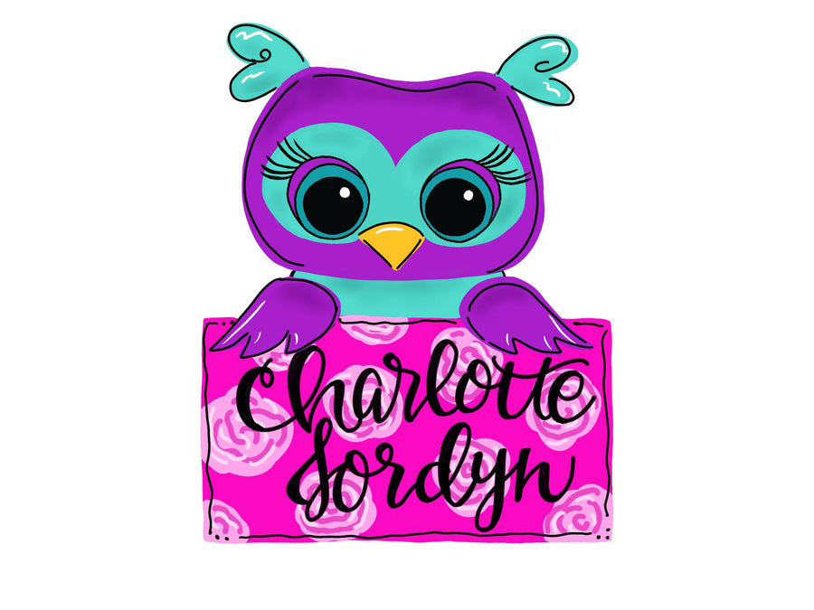 Owl Sign Template & Digital Cut File – Southern Adoornments Decor