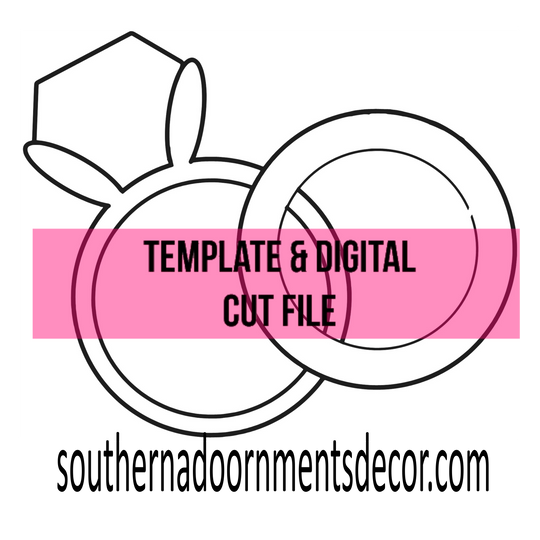 Rings Template & Digital Cut File – Southern Adoornments Decor