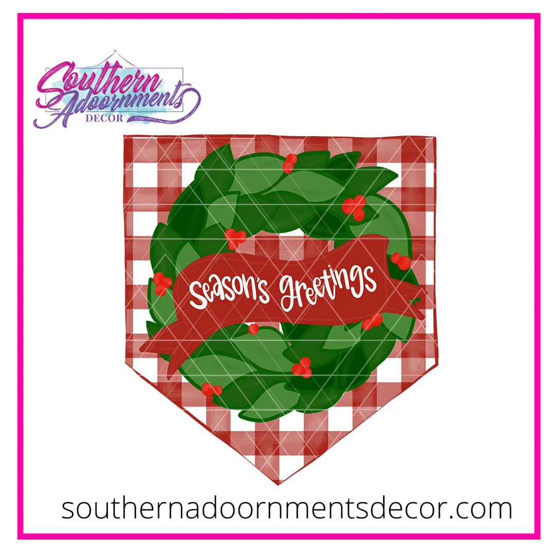 Seasons Greetings Banner Template & Digital Cut File – Southern ...