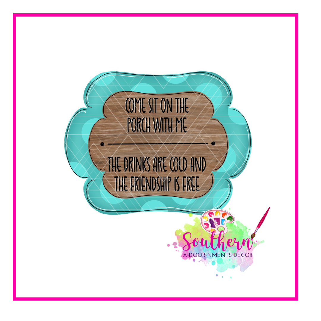 Sit On The Porch Template & Digital Cut File – Southern Adoornments Decor