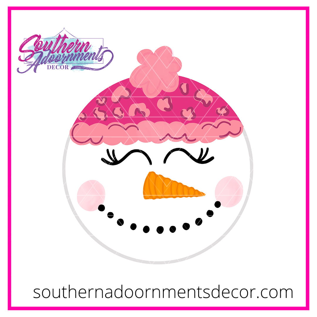 Snowman Head Round Template & Digital Cut File – Southern Adoornments Decor