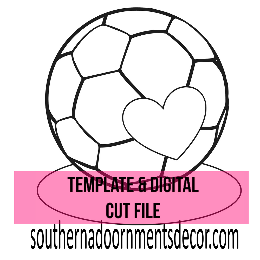 Soccer Ball Template & Digital Cut File – Southern Adoornments Decor