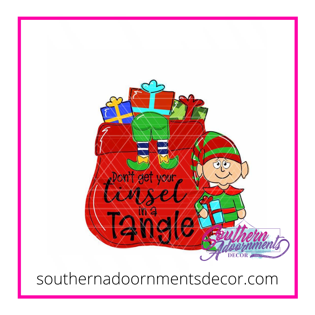 Tinsel Elves Template & Digital Cut File – Southern Adoornments Decor