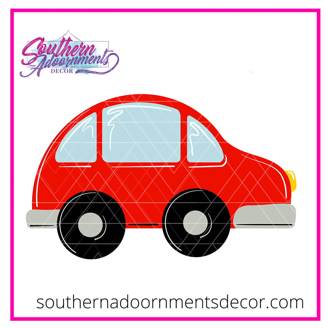 Toy Car Template & Digital Cut File – Southern Adoornments Decor