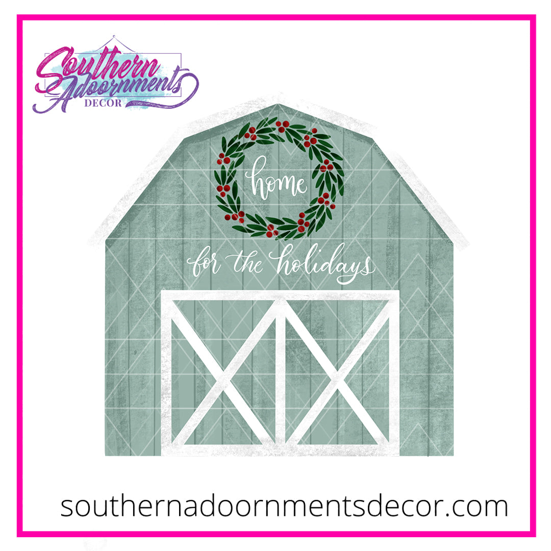 Winter Barn Template & Digital Cut File – Southern Adoornments Decor
