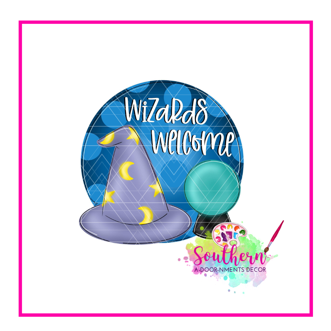 Wizards Welcome Template & Digital Cut File – Southern Adoornments Decor